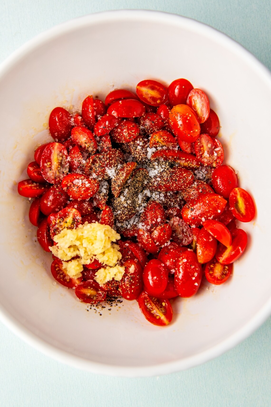 Garlic Oven Roasted Cherry Tomatoes Recipe | Easy Dinner Ideas