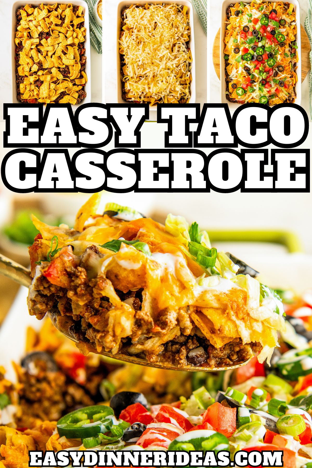 Easy Taco Casserole with Fritos | Easy Dinner Ideas