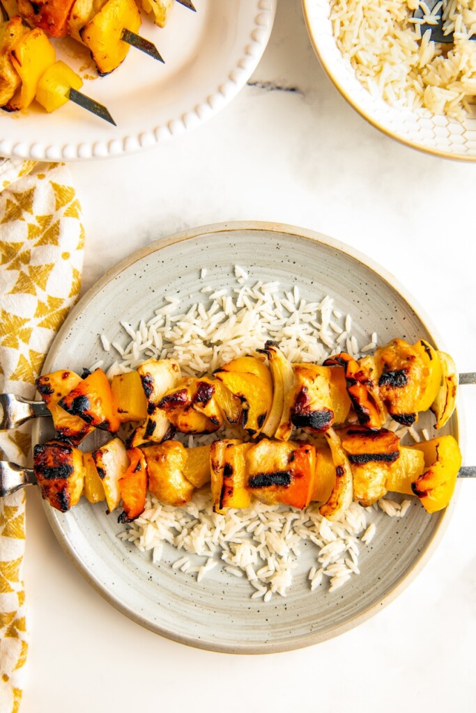 Grilled Chicken Pineapple Kabobs Recipe | Easy Dinner Ideas