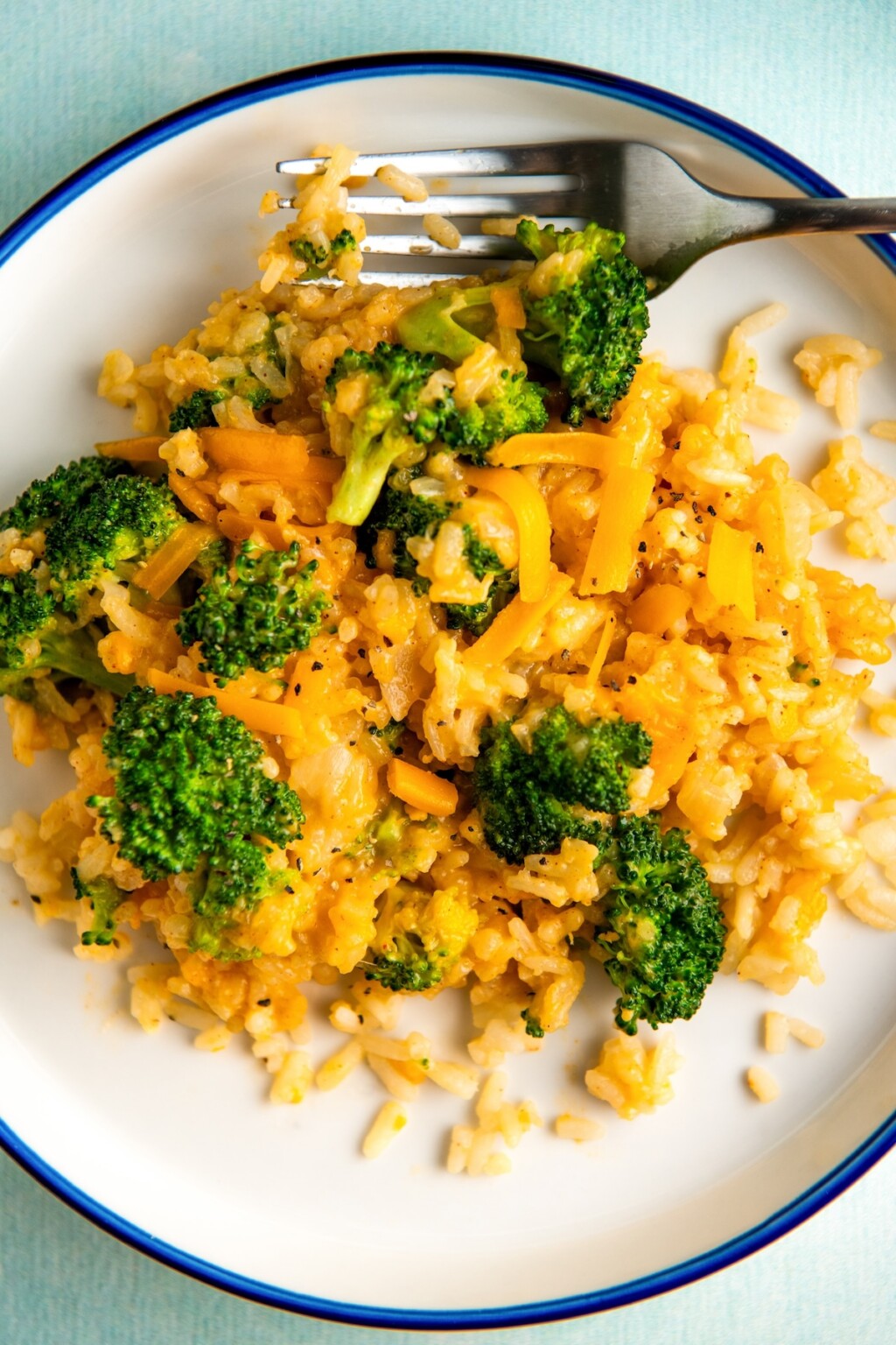 Stovetop Easy Broccoli Cheese Rice Recipe | Easy Dinner Ideas