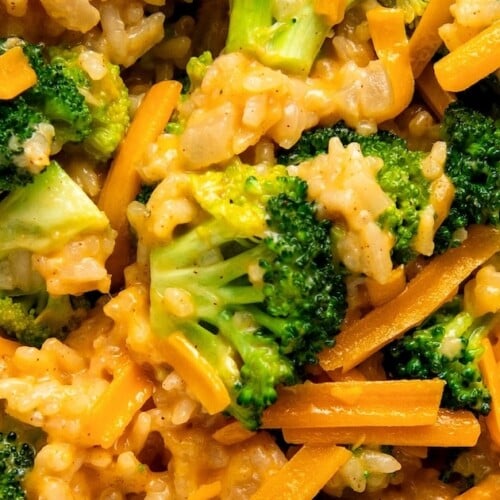 Stovetop Easy Broccoli Cheese Rice Recipe | Easy Dinner Ideas