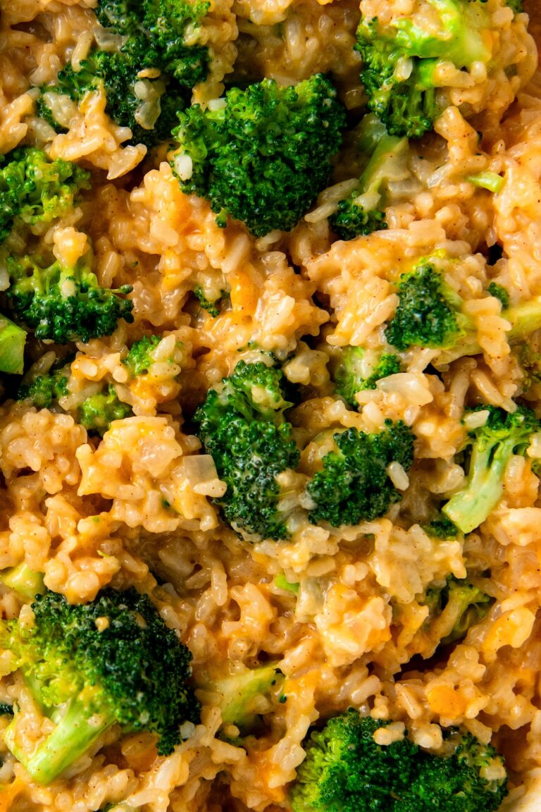 Stovetop Easy Broccoli Cheese Rice Recipe | Easy Dinner Ideas