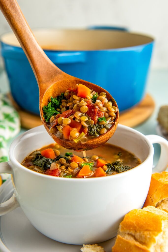 Hearty Easy Lentil Soup Recipe | Easy Dinner Ideas
