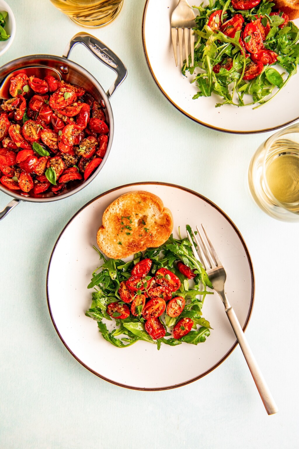 Garlic Oven Roasted Cherry Tomatoes Recipe Easy Dinner Ideas