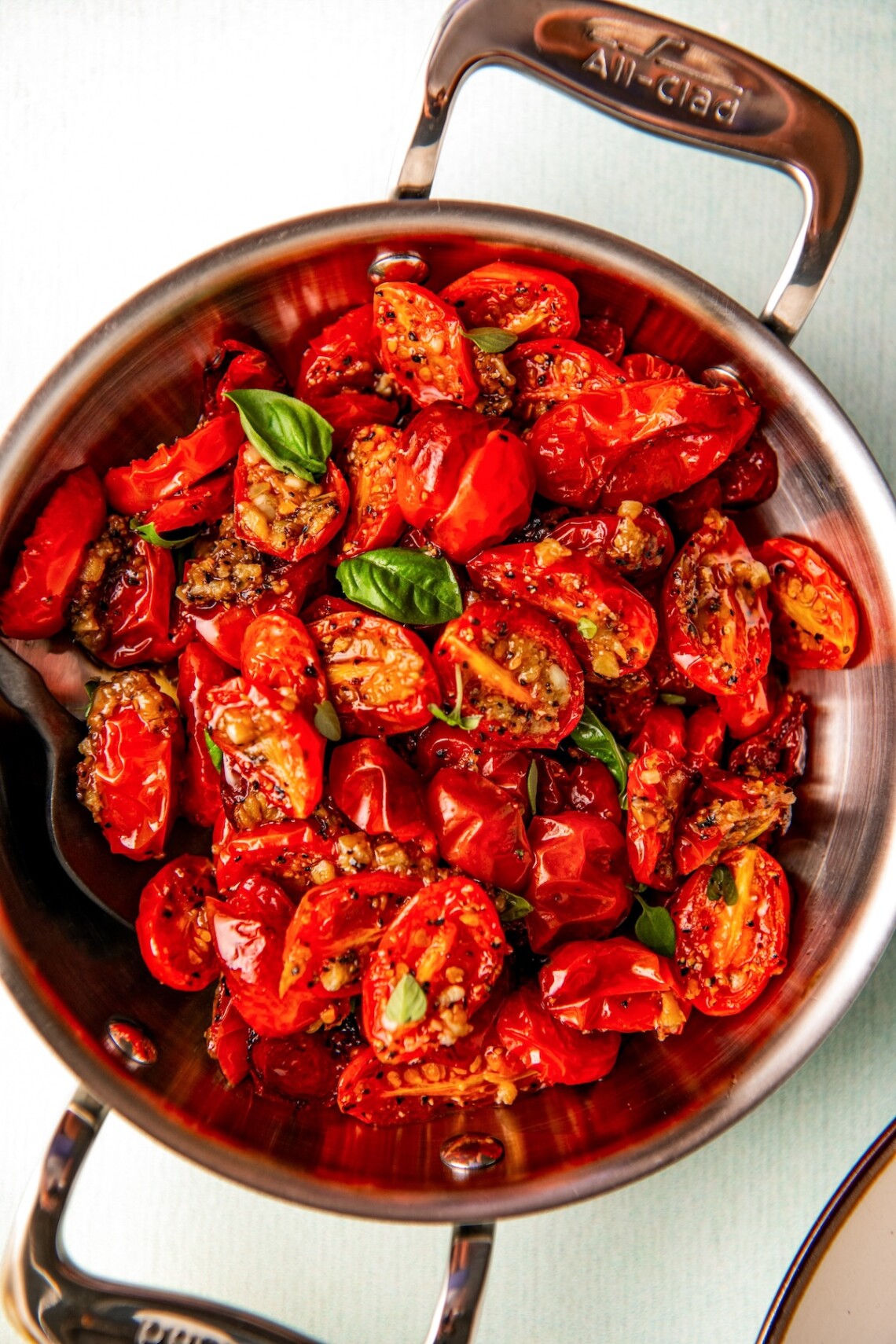 Garlic Oven Roasted Cherry Tomatoes Recipe | Easy Dinner Ideas