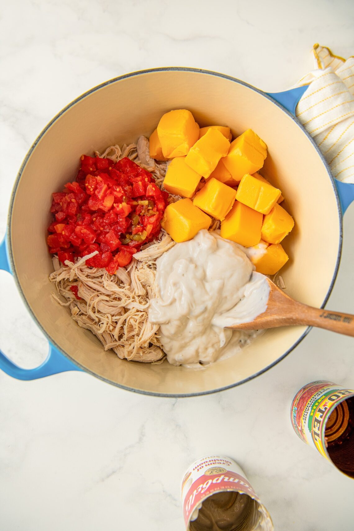 Easy Cheesy Rotel Chicken Pasta Recipe | Easy Dinner Ideas