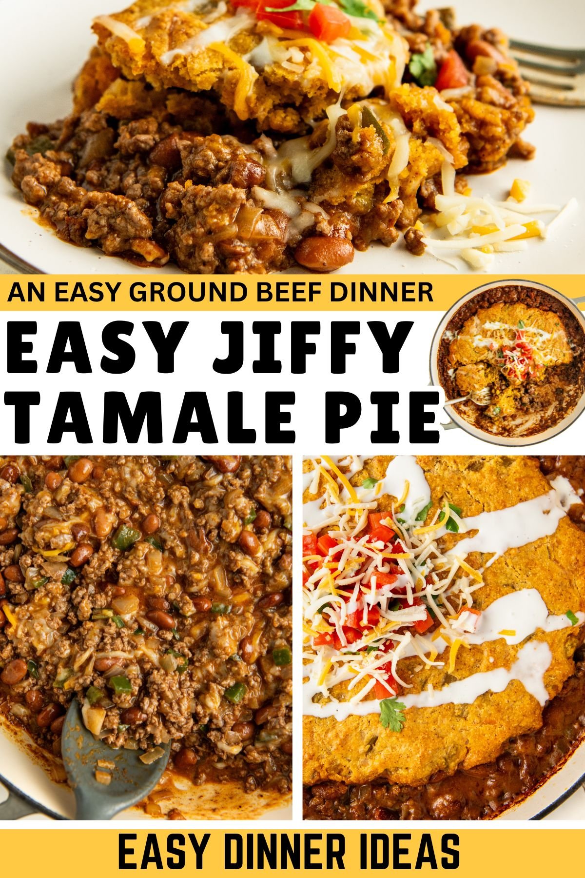 Easy Jiffy Tamale Pie Recipe (One-Skillet)