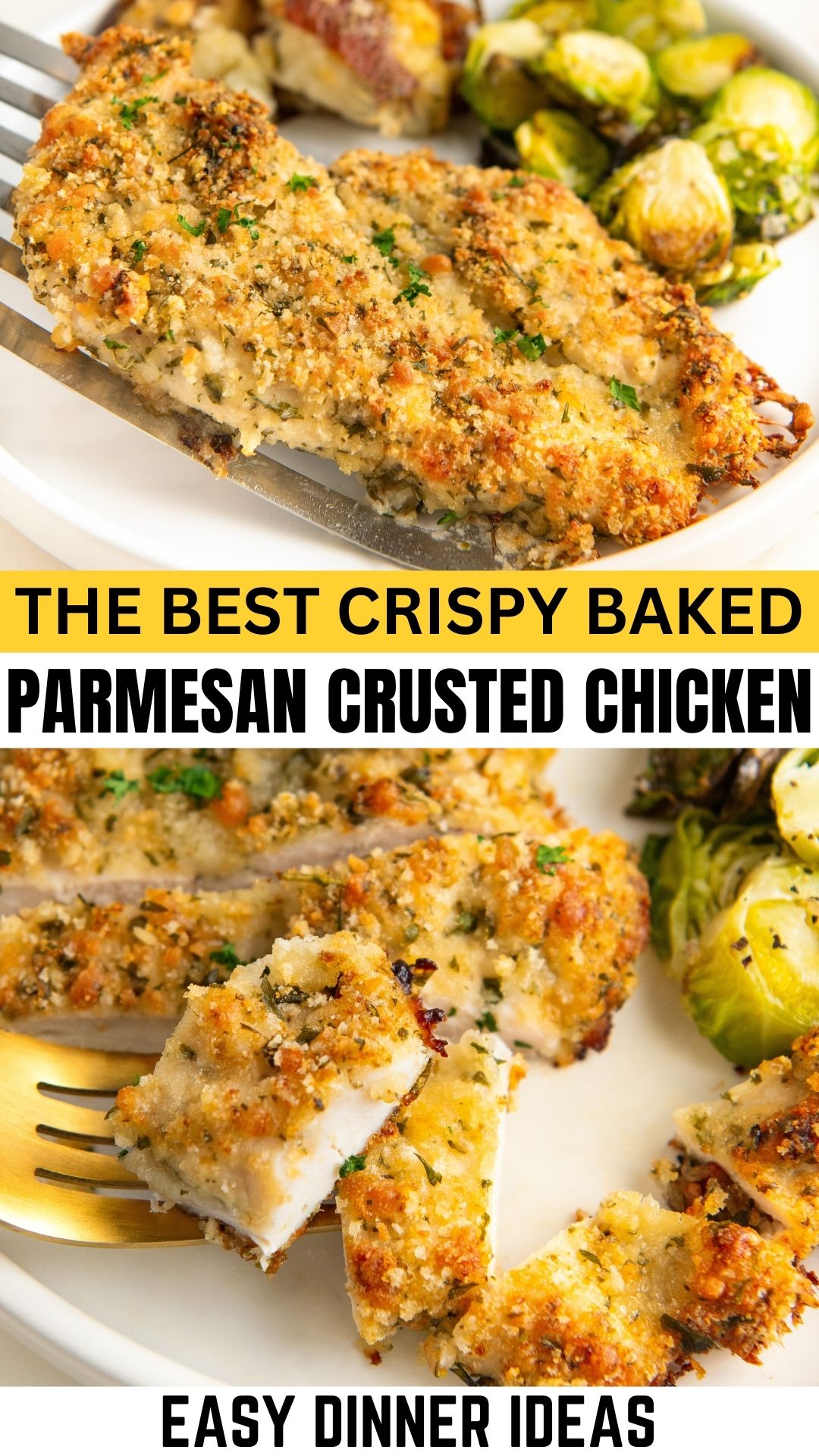 Baked Parmesan Crusted Chicken | Easy Dinner Ideas