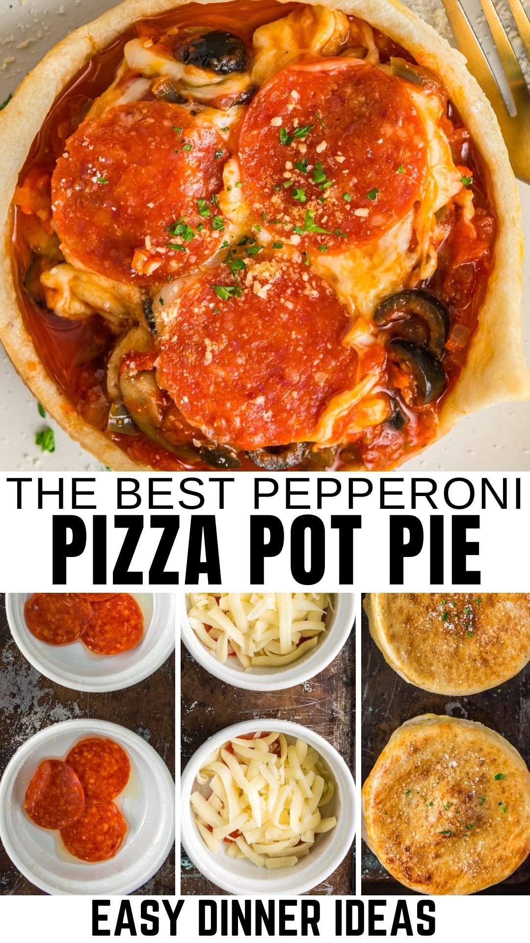 Personal-Sized Easy Pizza Pot Pie