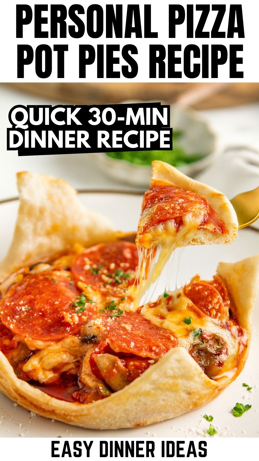 Personal-Sized Easy Pizza Pot Pie