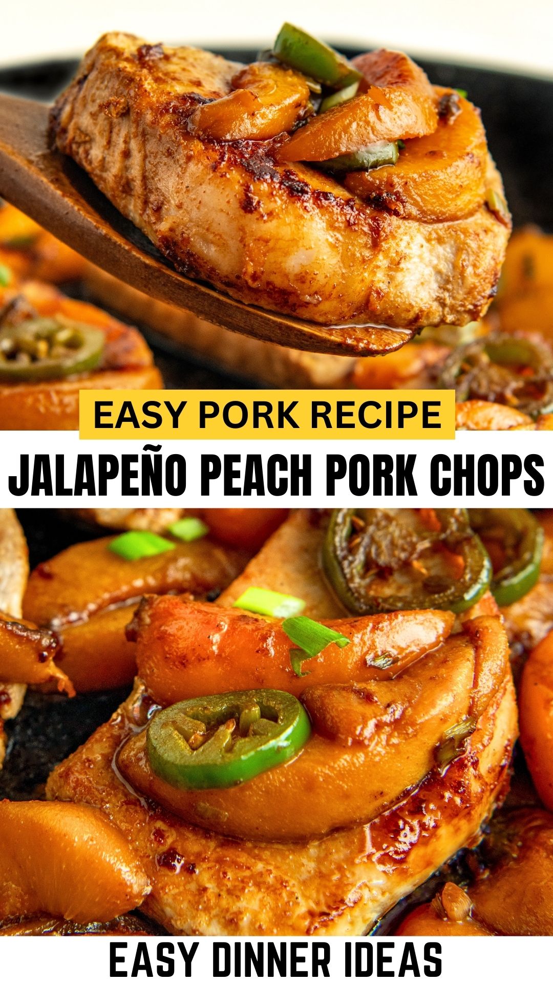 Jalapeño Peach Pork Chop Recipe (30-Min Dinner)